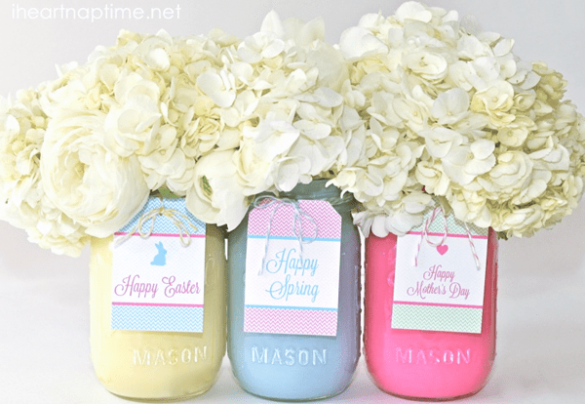 20 Fun DIY Easter Mason Jar Ideas For Decor And Gifts – Channygans