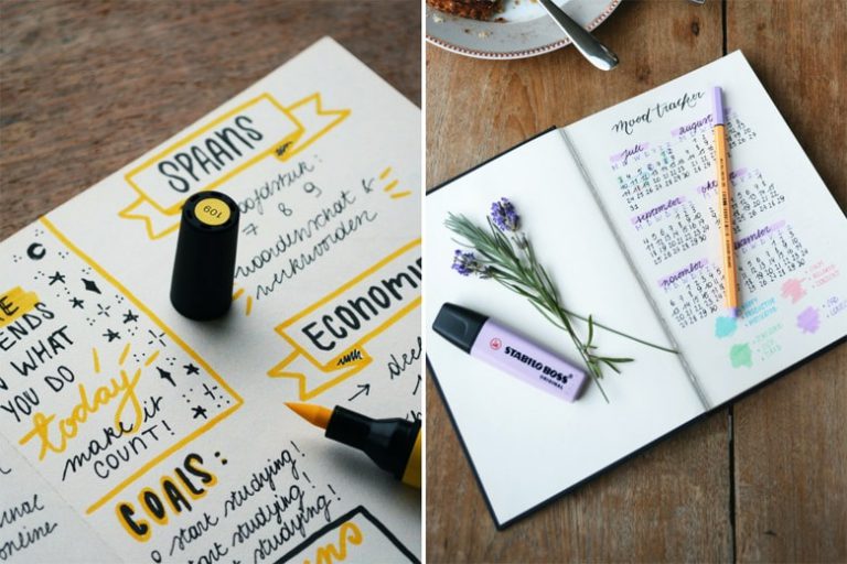 20+ Bullet Journal Ideas - The Ultimate Guide To An Organized Life