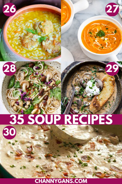 35 Warm Cozy Soup Recipes Channygans 35 Warm Cozy Soup Recipes Channygans