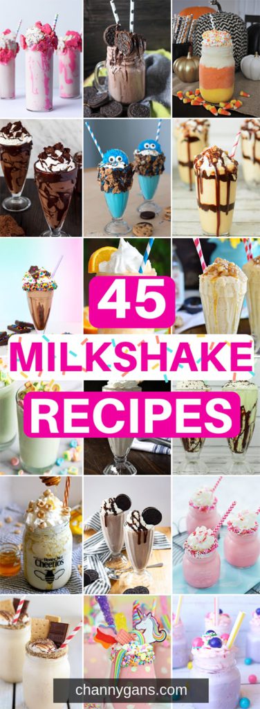 45 Fun & Delectable Milkshake Recipes – Channygans